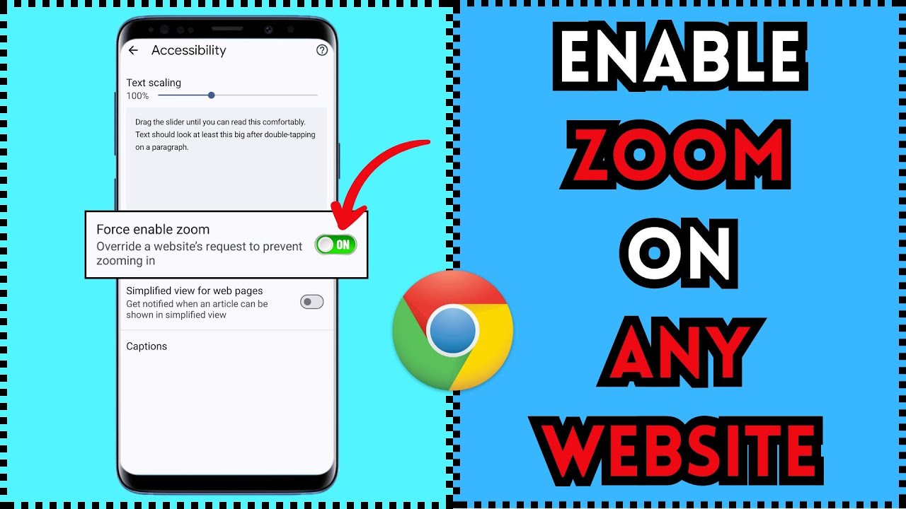 FORCE ENABLE ZOOM | How to Enable Zoom on Any Website in Google Chrome ...
