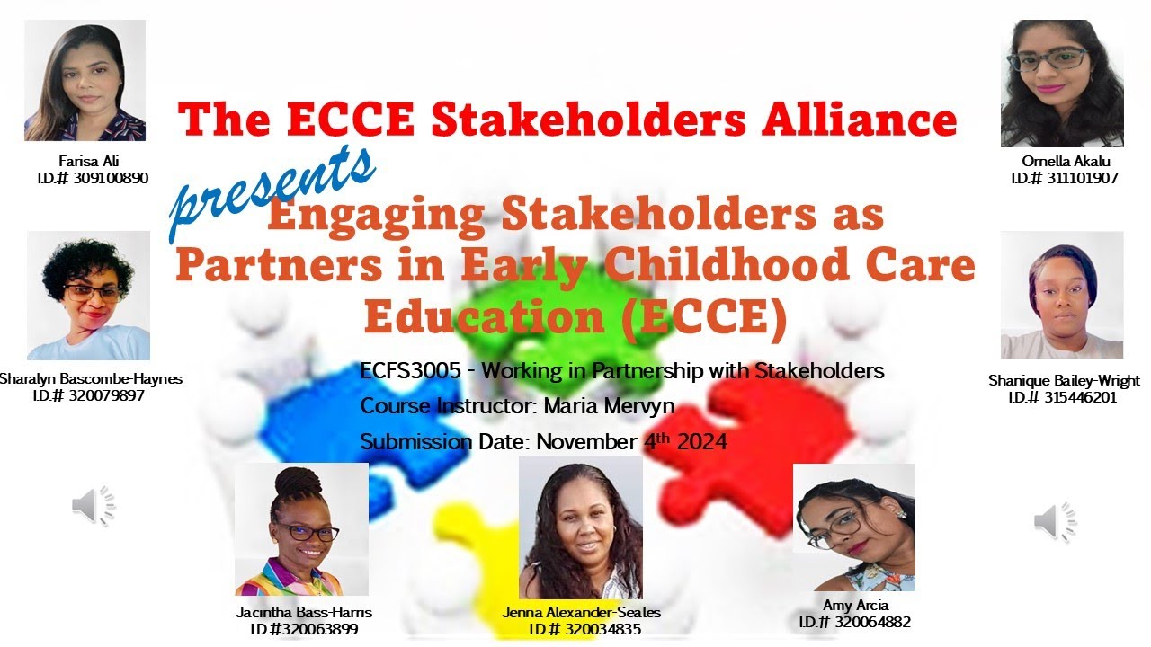 Engaging Stakeholders as Partners in Early Childhood Care Education ...