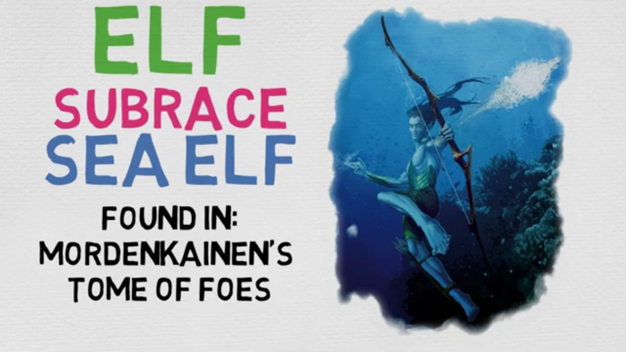 Race #3.9: Elf --- Sea Elf (DnD 5E Races) - YouTube