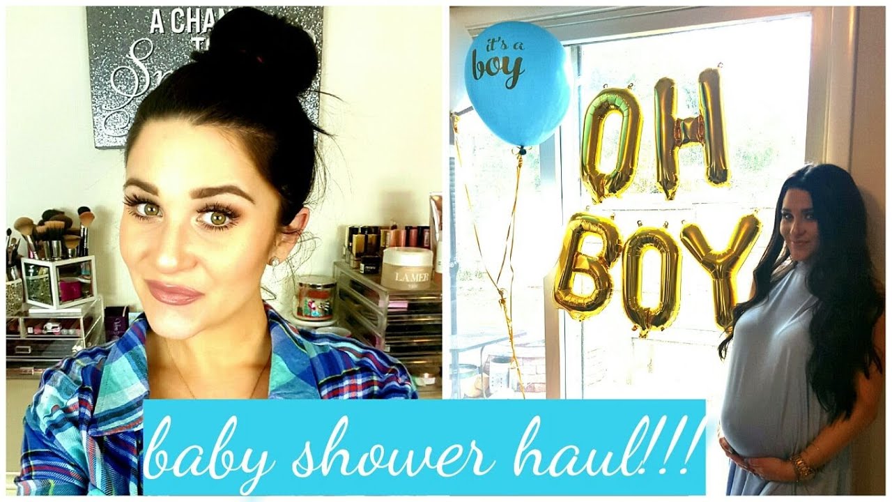 35 Week Pregnancy Vlog & BABY SHOWER HAUL!! - YouTube