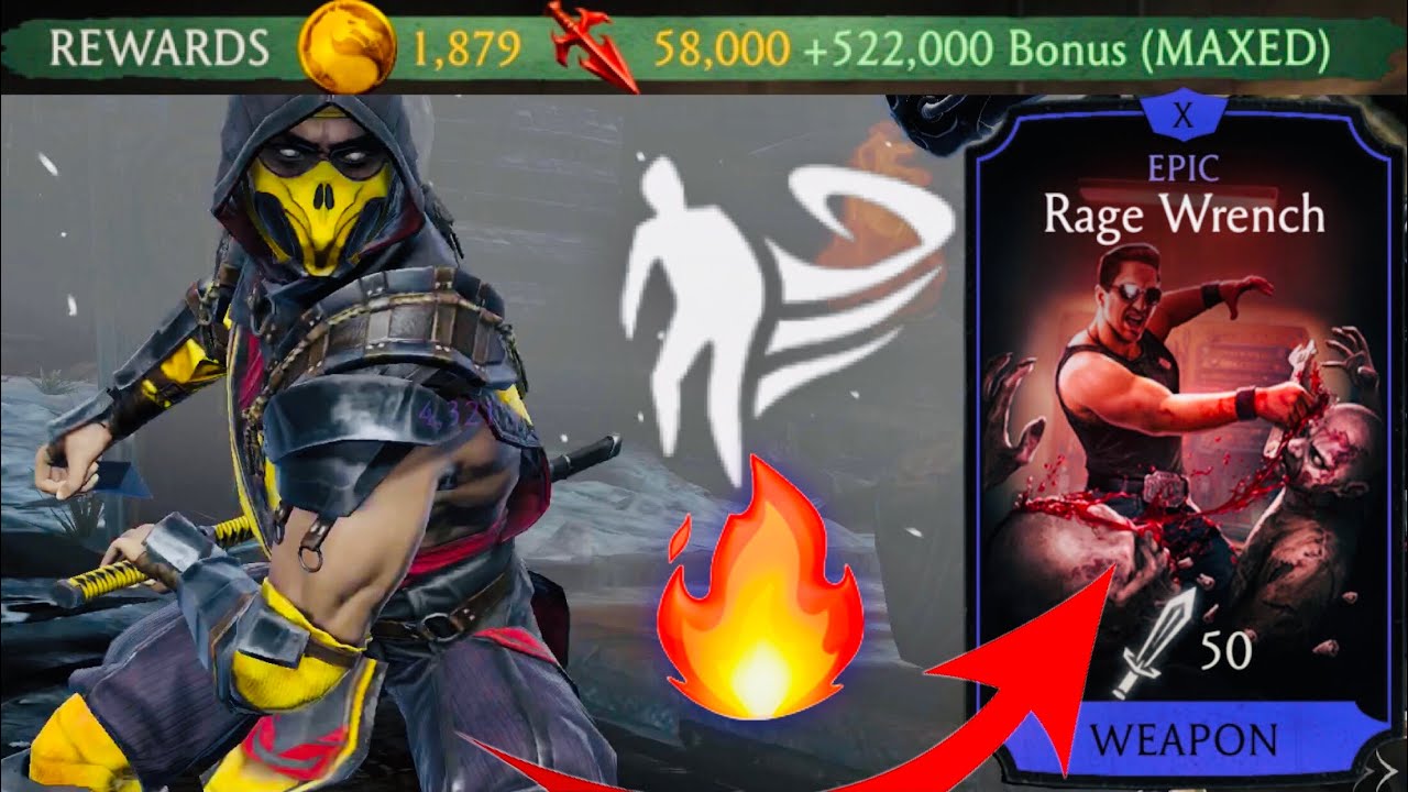 Reg Wrench 🔧 + MK11 Scorpion 🦂Elder Tower Survivor Mode Gameplay MK ...
