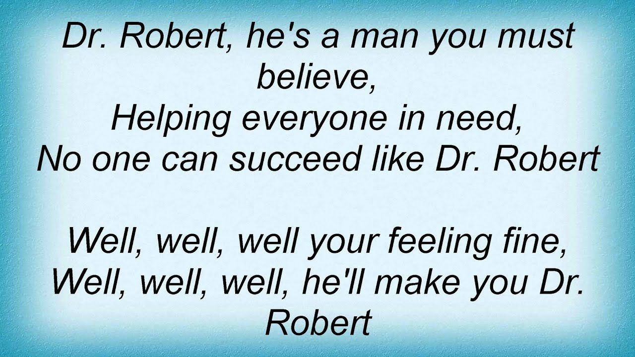 Beatles - Dr. Robert Lyrics - YouTube