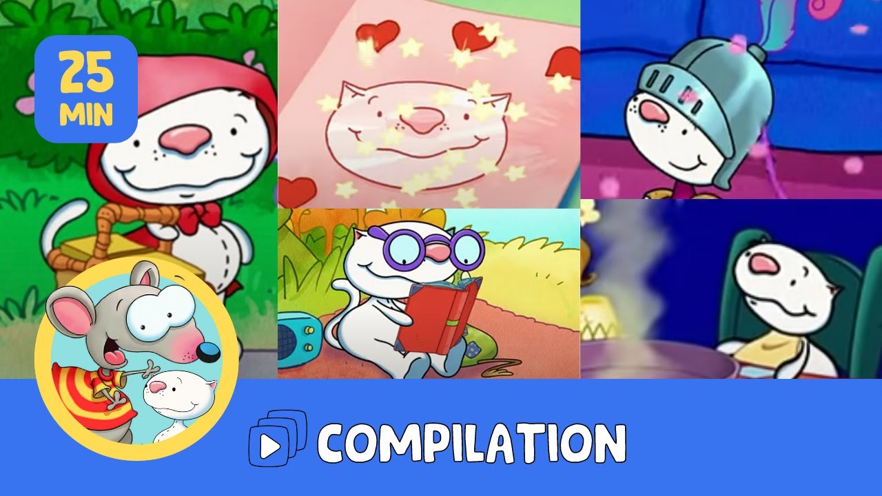 Les meilleurs moments de Binou 🐱😍 I Toupie et Binou I Compilation 22min ...