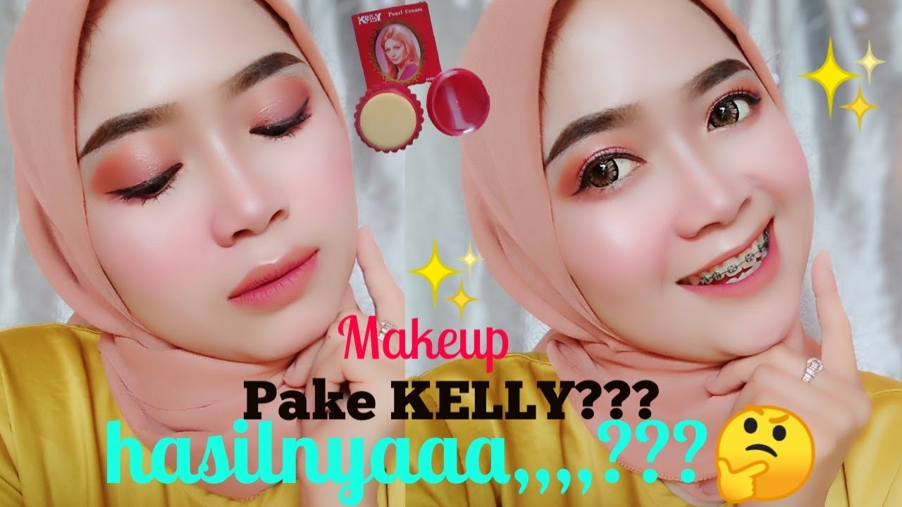 Makeup pake kelly pearl cream | hasilnya bikin woww,,,,|| Iyue Rabbani ...