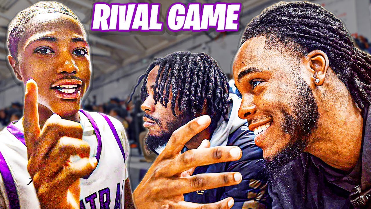 I Went To A Rivalry High School Basketball Game! - YouTube