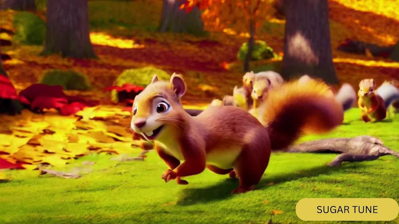 Happy Squirrel Song for Kids – Fun Rhymes and Dancing Tunes Happy ...