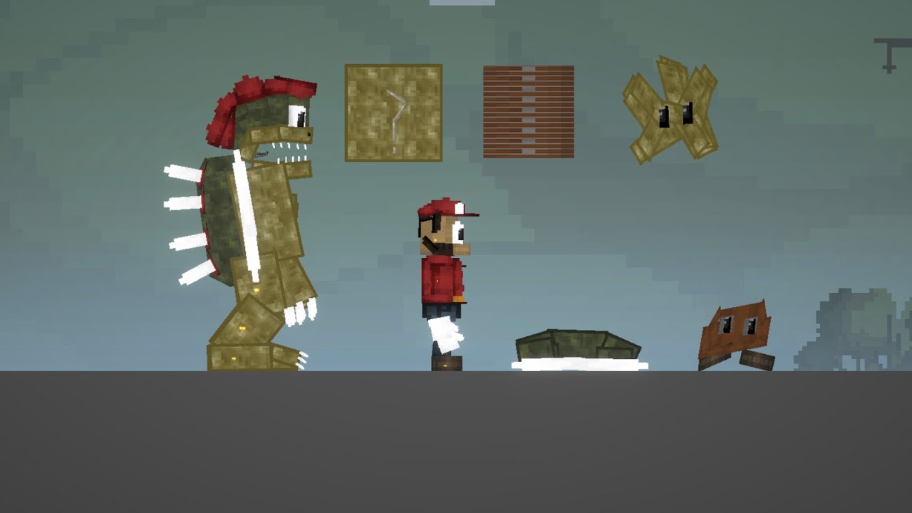 Mario stuff I made in melon playground - YouTube