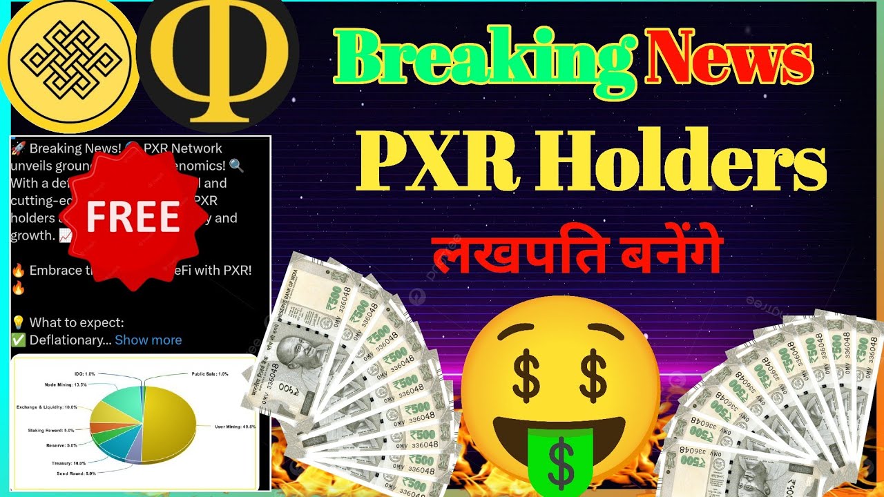 Breaking News PXR Holders लखपति बनेंगे pxr network update pxr network ...