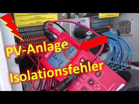 #7 - 20MWp PV Anlage - Fehlersuche - Messung Isolationswiderstand PV ...