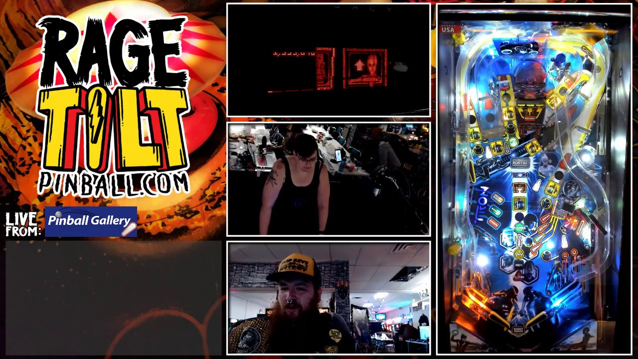 Tron Pinball! Libations and Rage Tilts for everyone! - YouTube