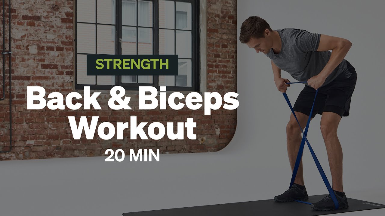 BLACKROLL EXERCISES | 20 MIN Back & Biceps exercises - YouTube