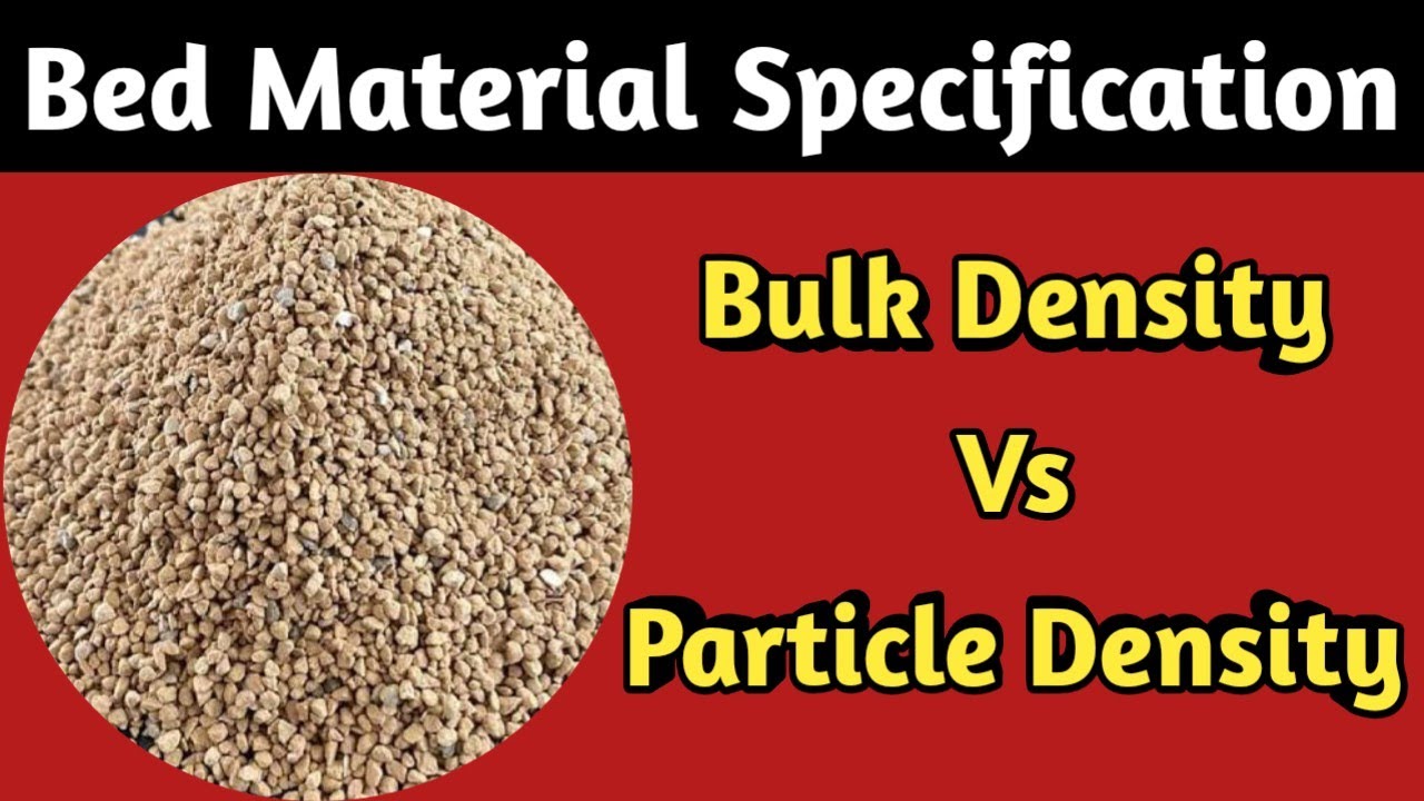 Bed material | Physical property of bed material | Particle Density and ...