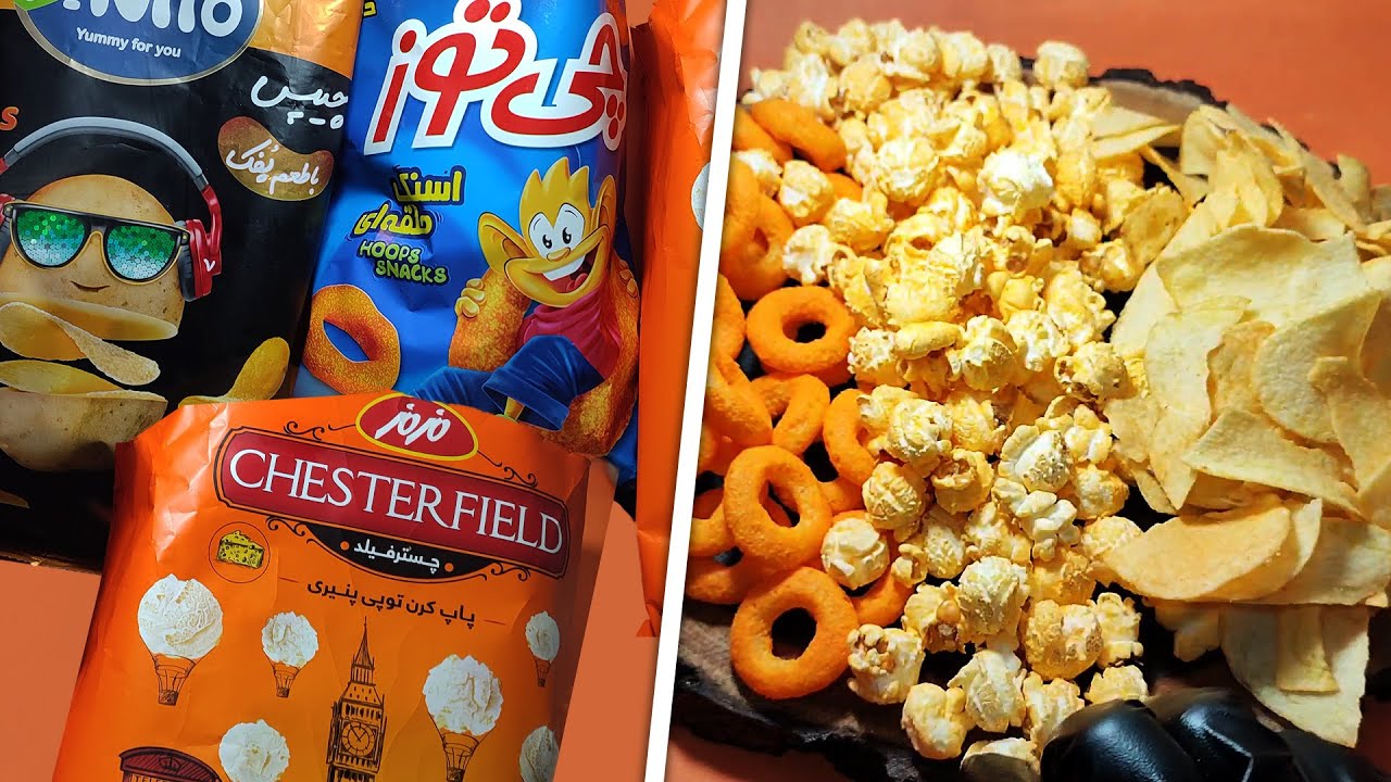 Colorful Unpacking ASMR Cheetos hoops snack, Pizza chips, Cheesy pefila ...