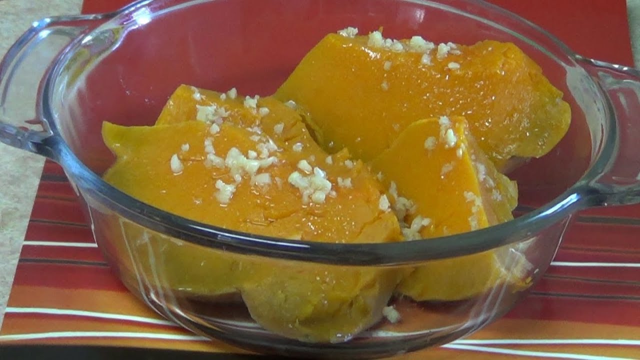 Boiled Pumpkin with cuban Mojito. Calabaza salcochada con Mojo cubano ...