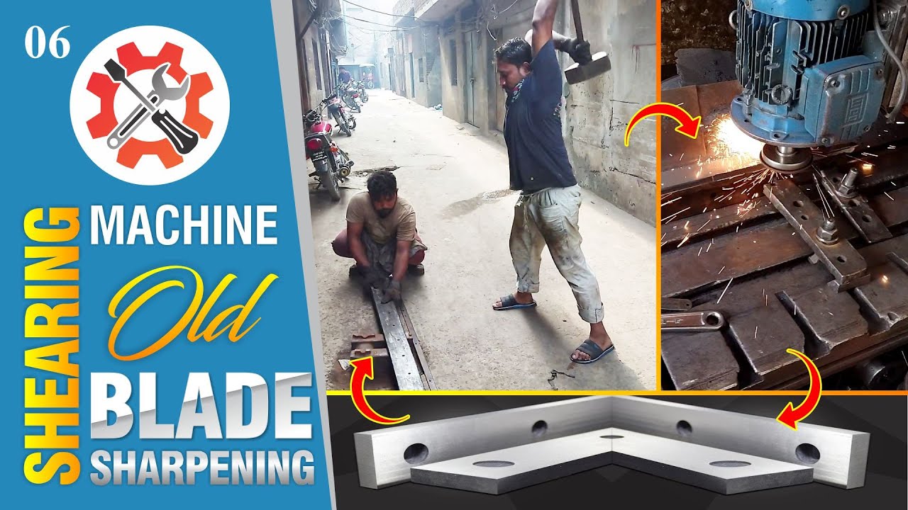 How to Rebuild Shearing Machine's Blade | Shearing Machine Blade ...