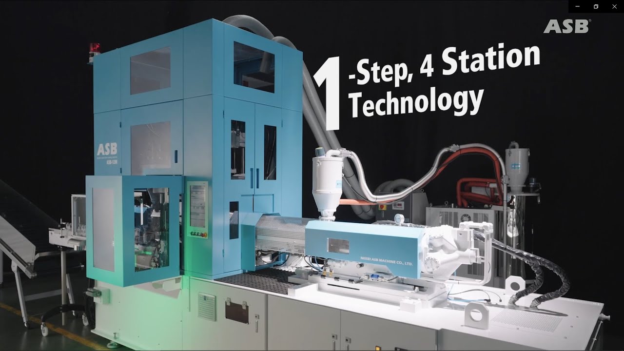 ASB-12M v2 Injection Stretch Blow Molding Machine from Nissei ASB - YouTube
