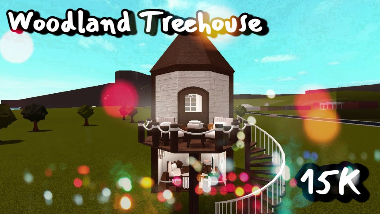 [15k] Woodland Treehouse Bloxburg Speedbuild - YouTube