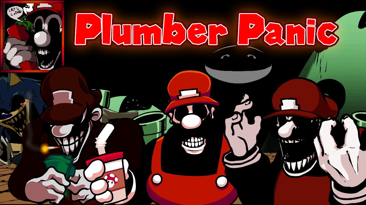 FNF: MARIO FNF PORT V2 // Song "Plumber Panic" Friday Night Funkin ...