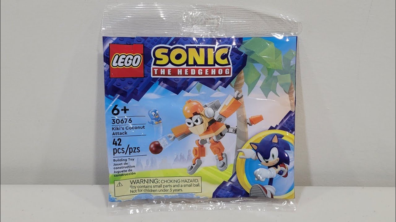 Lego Sonic The Hedgehog Kiki's Coconut Attack Set 30676 REVIEW!- NEW ...