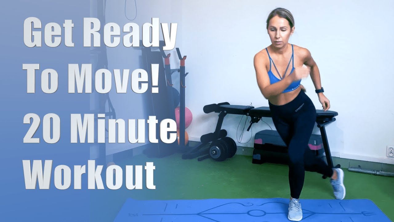 Get Ready to Move | 20 Minute Full Body Cardio Workout - YouTube