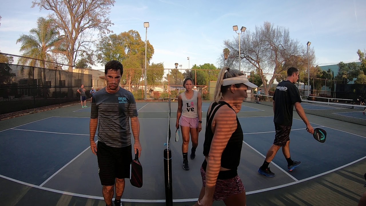 Crazy High level Pickleball 5.0+ (Mixed) Jessie Irvine Erik Lange ...