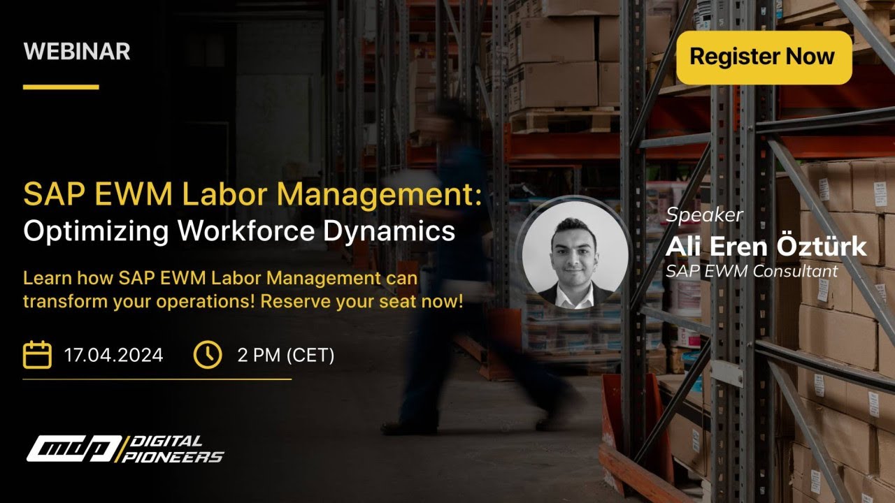 SAP EWM Labor Management: Optimizing Workforce Dynamics - YouTube