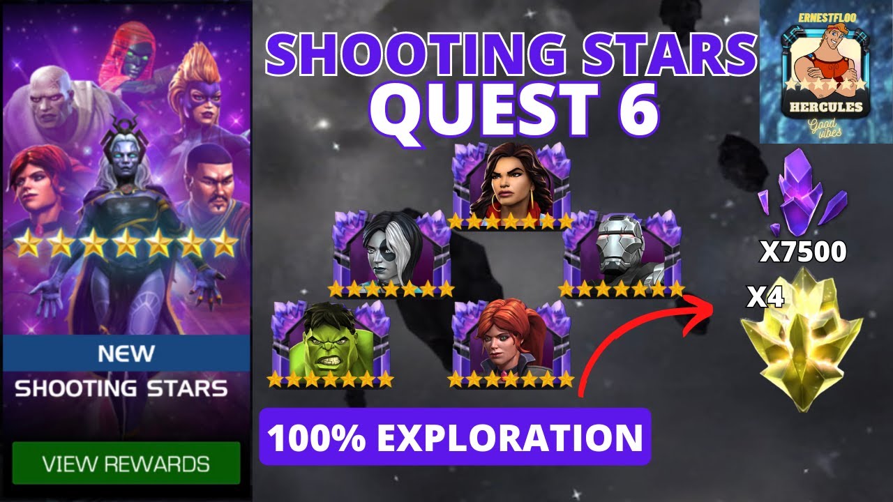 SHOOTING STARS(7*) 100% EXPLORATION | MCOC - YouTube