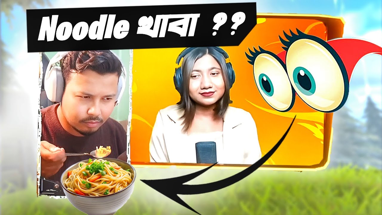 Noodles Fun with Female RTG Caster Nusrat 😅 - YouTube