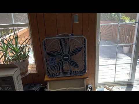 Lasko B20540 power plus box fan. - YouTube