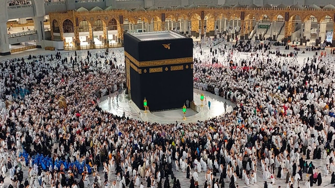 #2 Ramadan Tawaf Baitullah Holey Grand Mosque Live Ziyarat Roof - YouTube