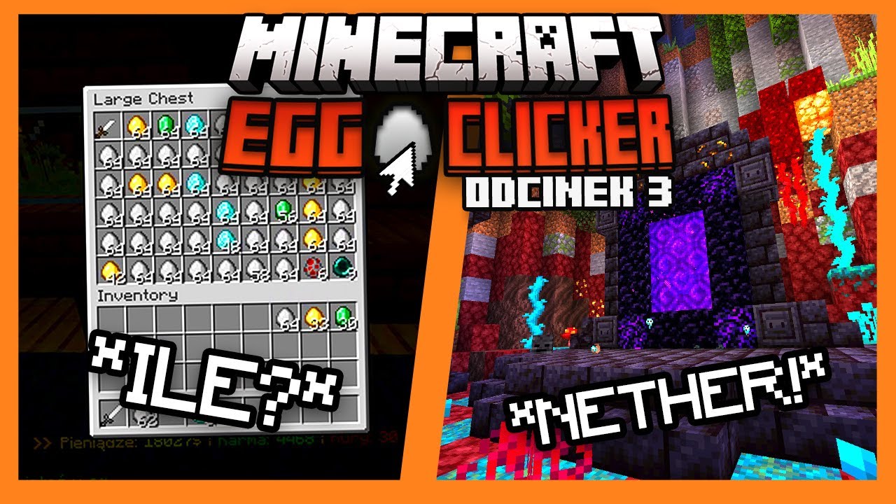 Minecraft CLICKER, ALE zbieram JAJKA #3 - YouTube
