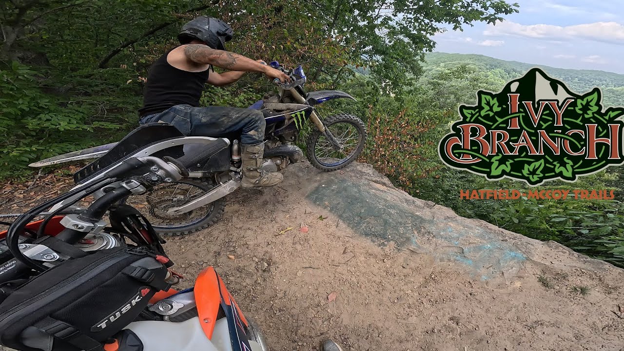 Riding Dirt Bikes to the Edge of a Cliff at the Ivy Branch Hatfield ...