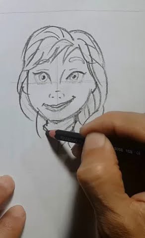Como dibujar a frozen paso a paso😄#shorts #anna #frozen - YouTube