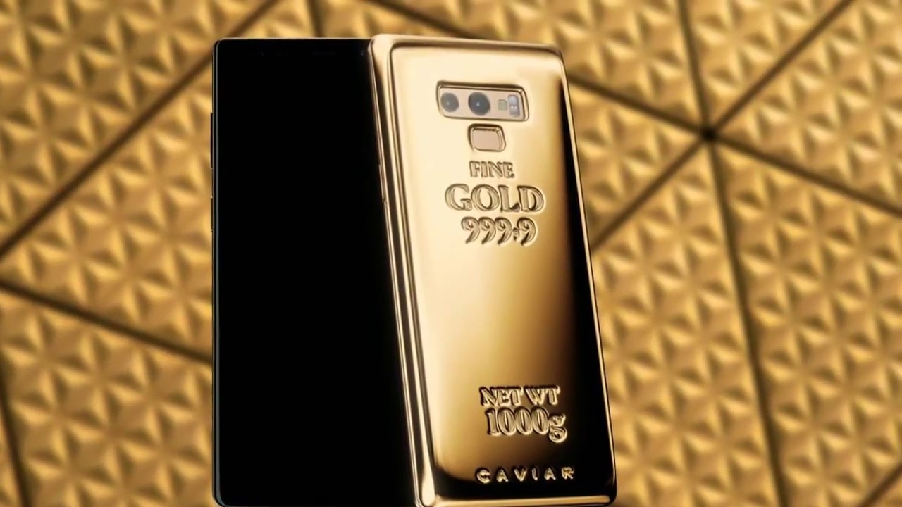 1 kg real gold in phone₹₹ "Samsung Galaxy note 9.. 1lakh rs phone ...