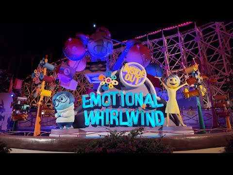 Inside Out Emotional Whirlwind REOPENING - FULL 4K POV Ride Experience!🎢✨Disney California Adventure