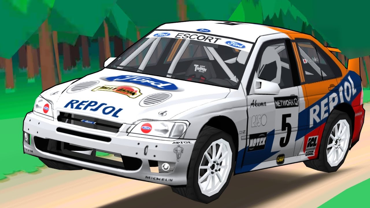 FR legends - Rally Sweden Ford Escort Repsol Time Attack - YouTube