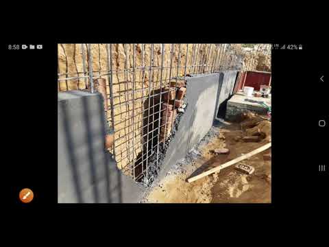 Retaining Wall || Basement || Casting #retainingwall #youtube #house 🏠🏠 - YouTube