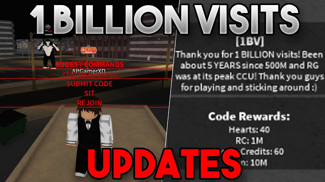 ONE BILLION VISITS UPDATE! (Reworked Codes, NoroK1 Nerf & More!) | Ro ...