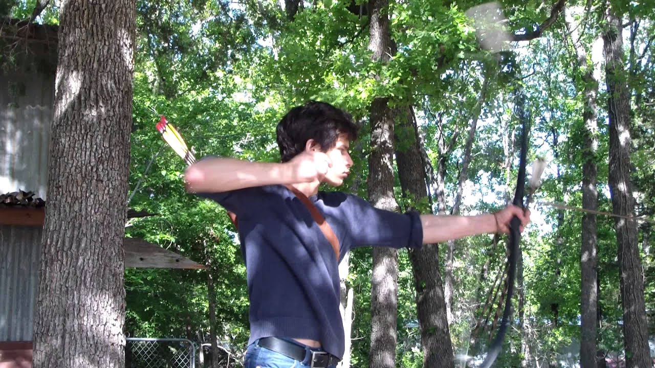 PVC bow (Archery speed shooting) - YouTube