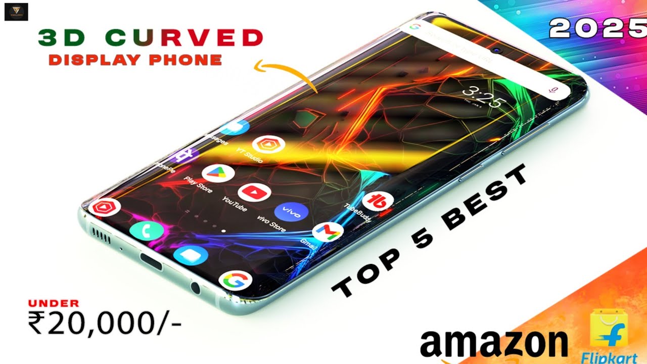 Best Curved Display Phones Under ₹20,000 - YouTube