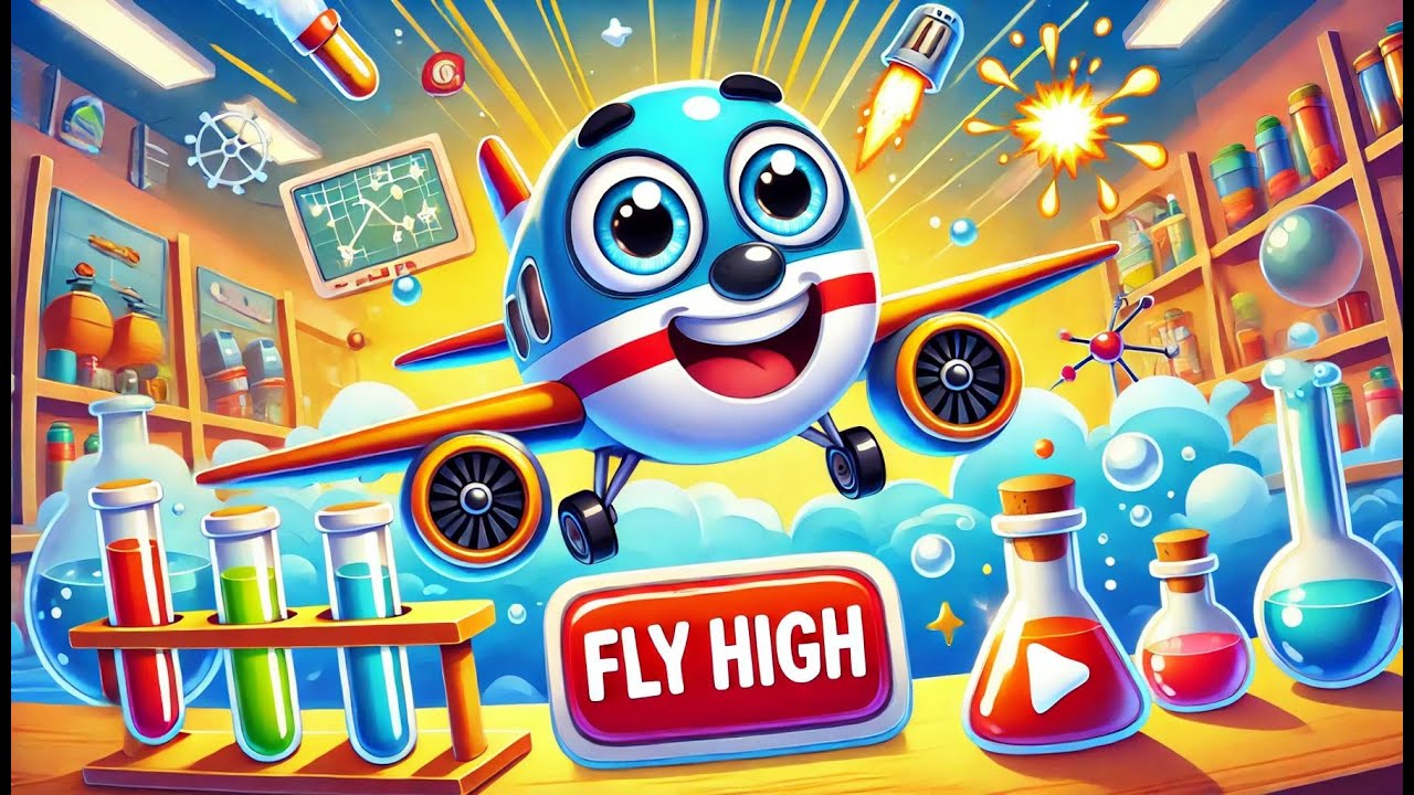ZOOMING HIGH! ️ Fun Science Lab Adventure with Airplanes for Kids 🚀 ...