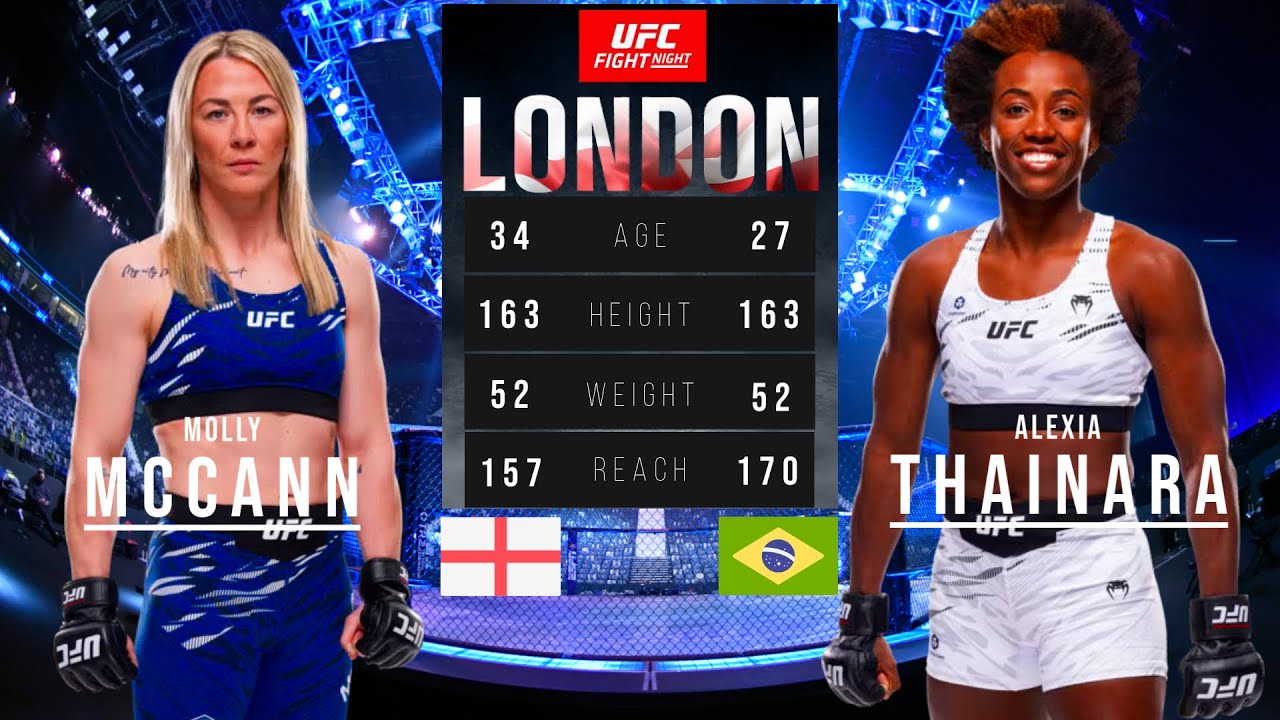 MOLLY MCCANN vs ALEXIA THAINARA FULL FIGHT UFC LONDON - YouTube