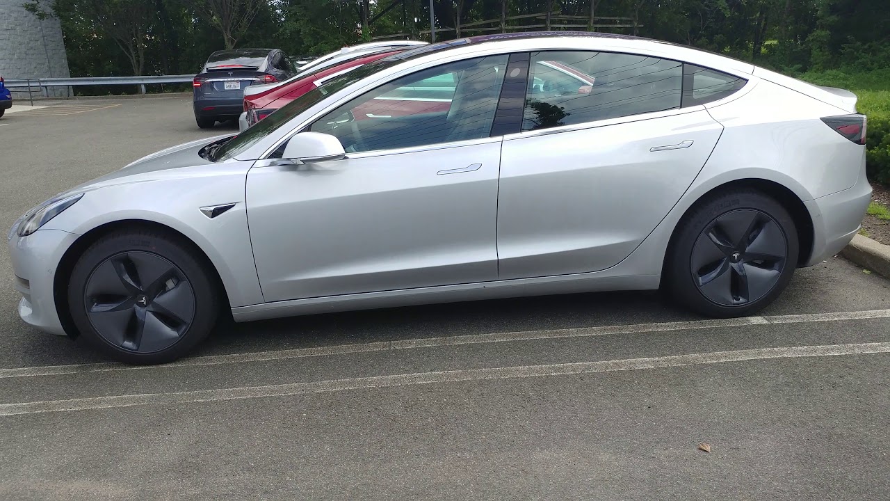2018 SILVER TESLA MODEL 3 - YouTube