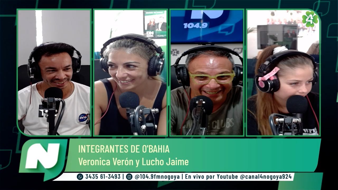 LA MAÑANA DE LA 104.9 - Integrantes de O´Bahia | Veronica Verón y Lucho ...