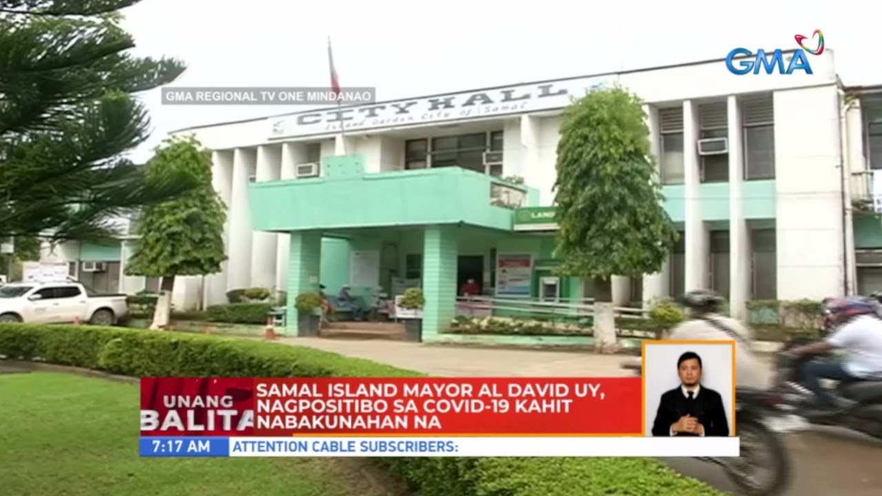 Samal Island Mayor Al David Uy, nagpositibo sa COVID-19 kahit ...
