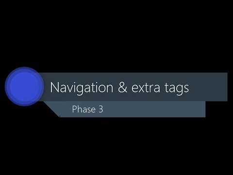 Phase 3 - Navigation & extra tags