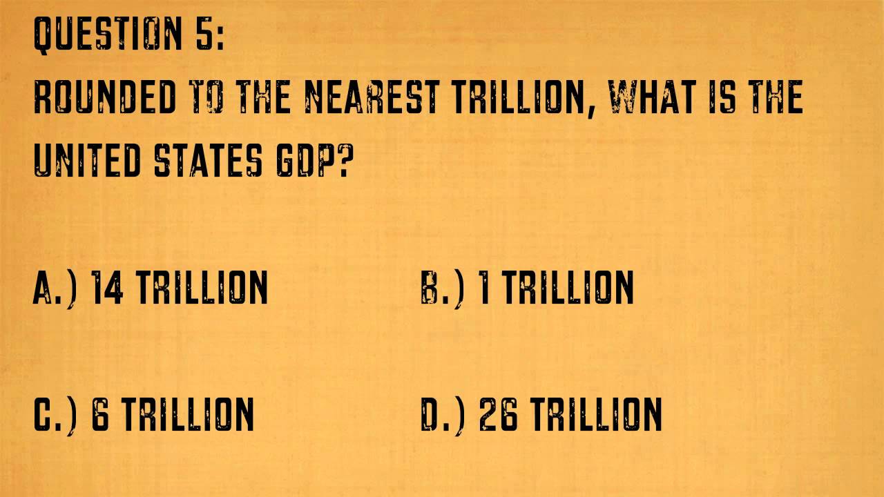Question 5 (The Moron Test) - YouTube