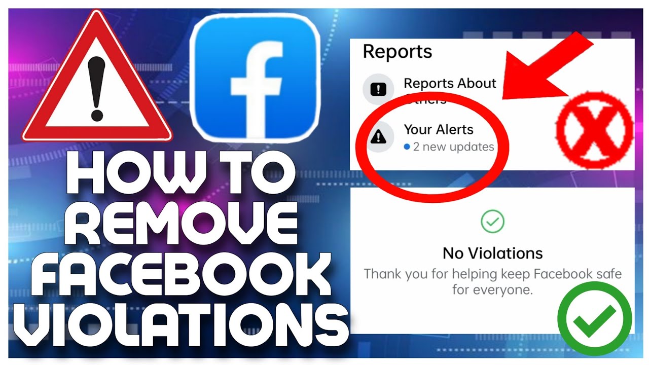 HOW TO REMOVE FACEBOOK VIOLATIONS | Bibertz TV - YouTube
