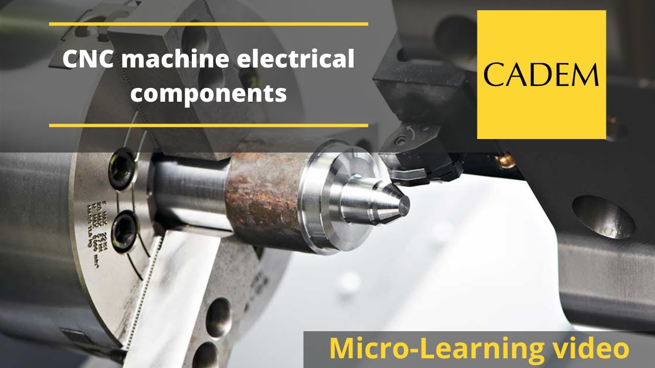 CNC machine electrical components - YouTube