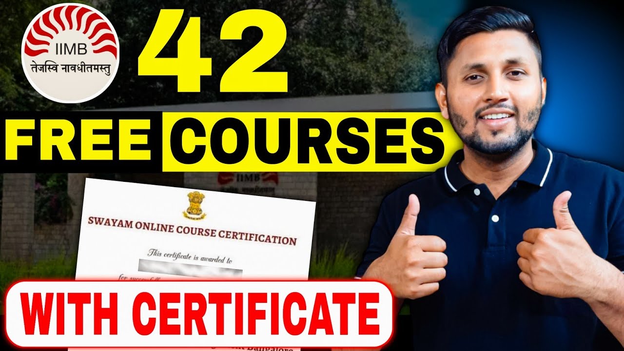 CERTIFIED Online Courses by IIMB 😮 | Data Science, Computer, Maths etc ...